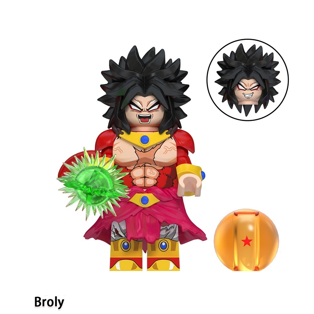 Dragon Ball Broly Custom Minifigures Fit Lego WM2682