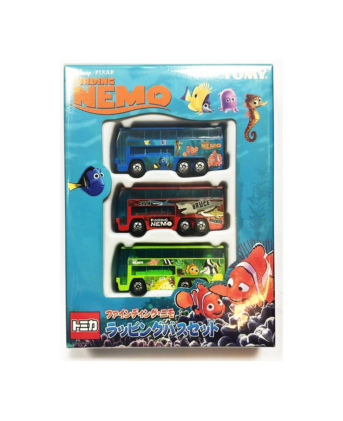 Tomica Disney Finding Nemo Bus Set トミカ ディズニー ファインディング・ニ