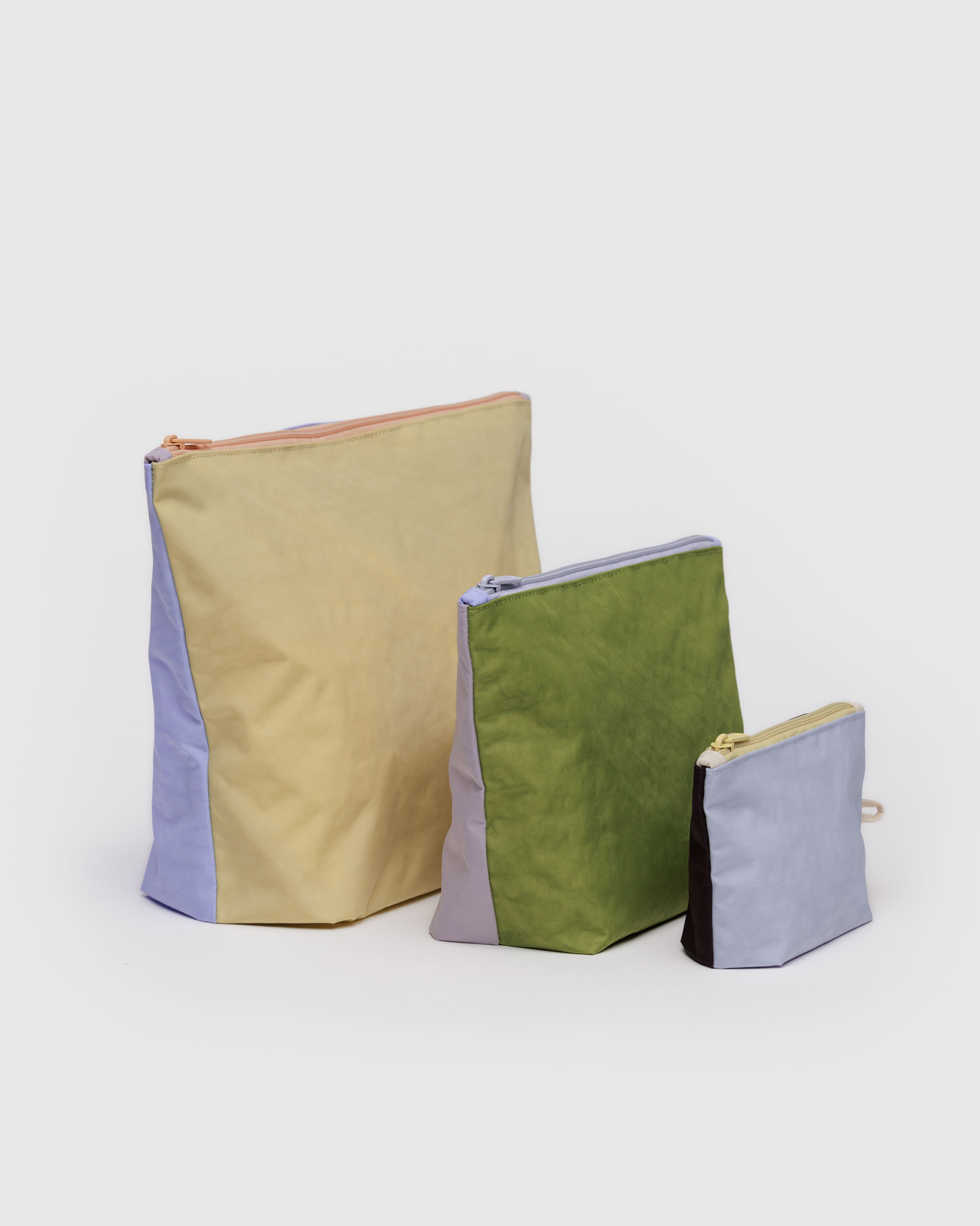 Go Pouch Set - Pastels Colorblock | BAGGU