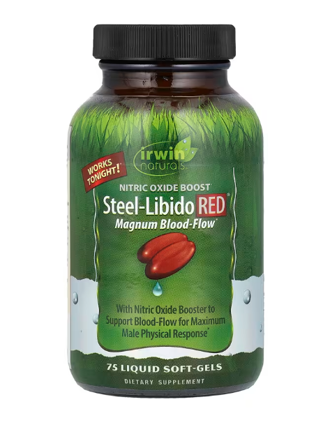 愛樂能 Steel-Libido Red® 專利一氧化氮 75 / 150粒 硬度與耐力 Irwin Natu