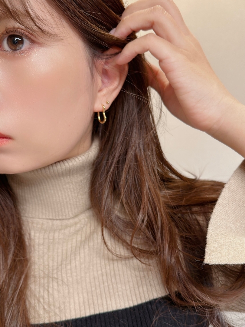 S925 wave linear pierce | none tw