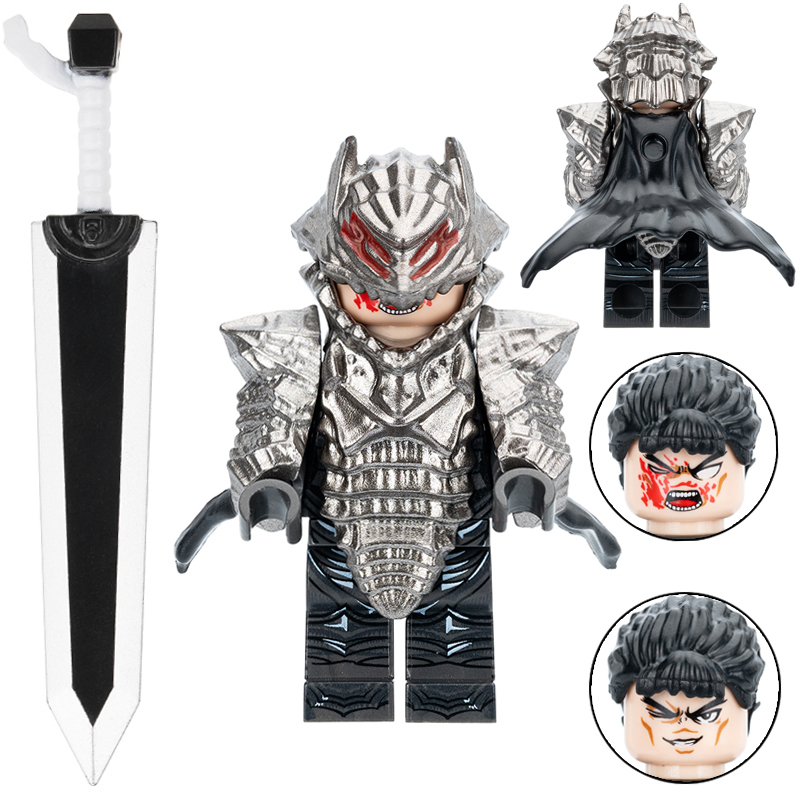 Berserk Guts Custom Minifigures Fit Lego FQ101