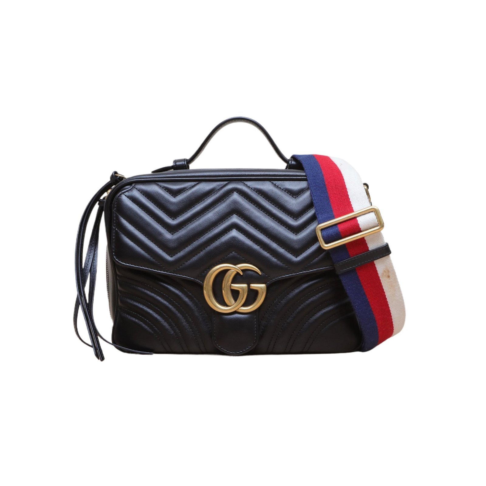 【二手】GUCCI MARMONT 手提包 498100 RR2090
