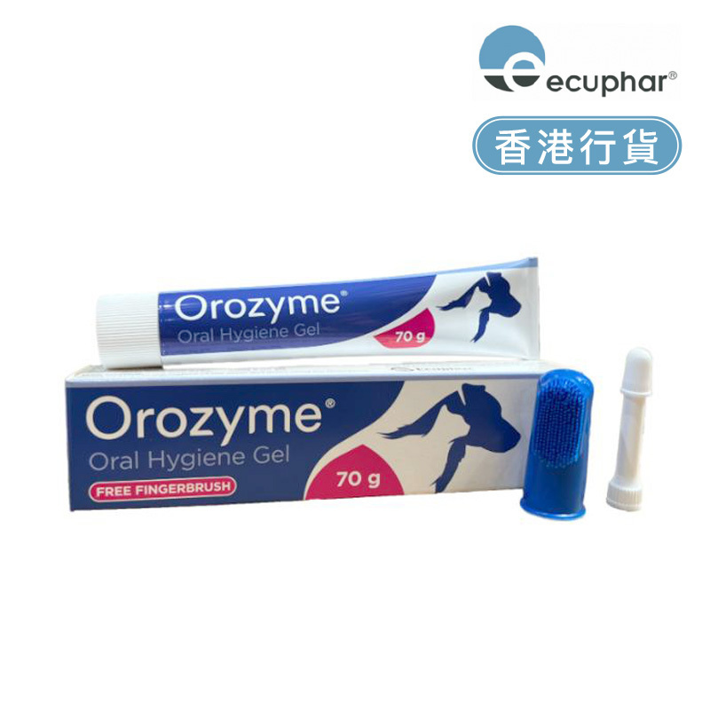 Ecuphar 比利時科盾 護齒凝膠 連牙刷 70g | Pawssion Mart 寵物用品