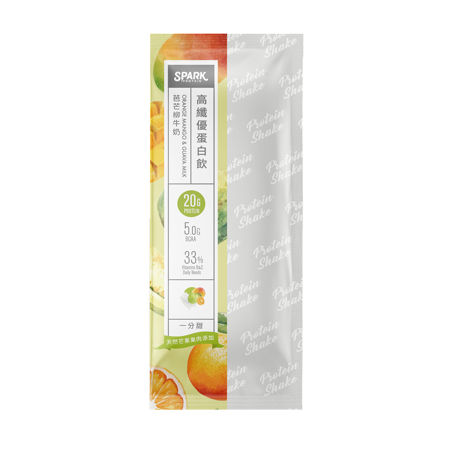 Spark Shake 高纖優蛋白飲－芭芒柳牛奶｜乳清蛋白推薦 無添加人工代糖｜Spark Protein
