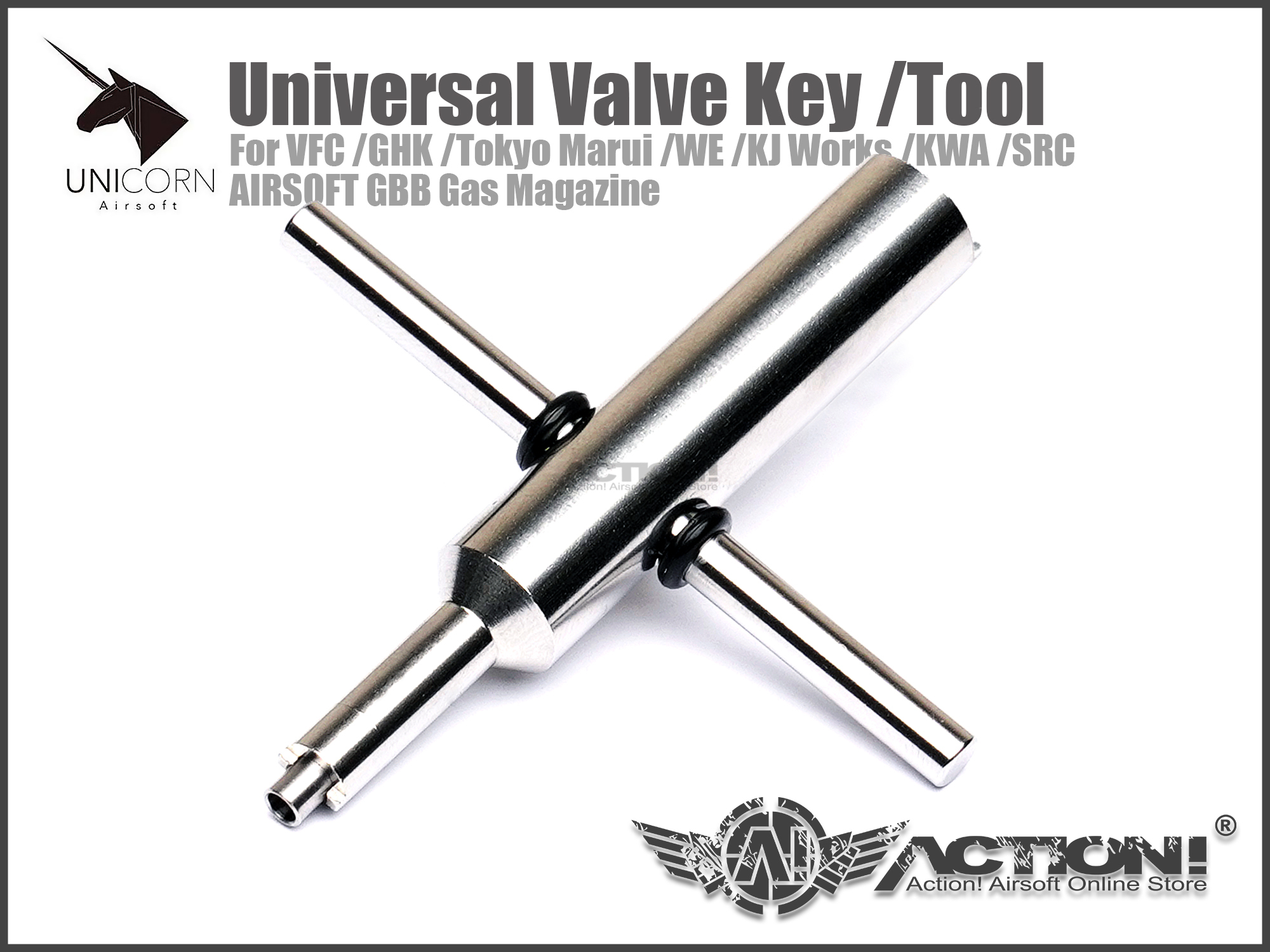 UNICORN獨角獸 - 不鏽鋼 通用氣閥工具 (VFC /GHK /Tokyo Marui /WE /KJ