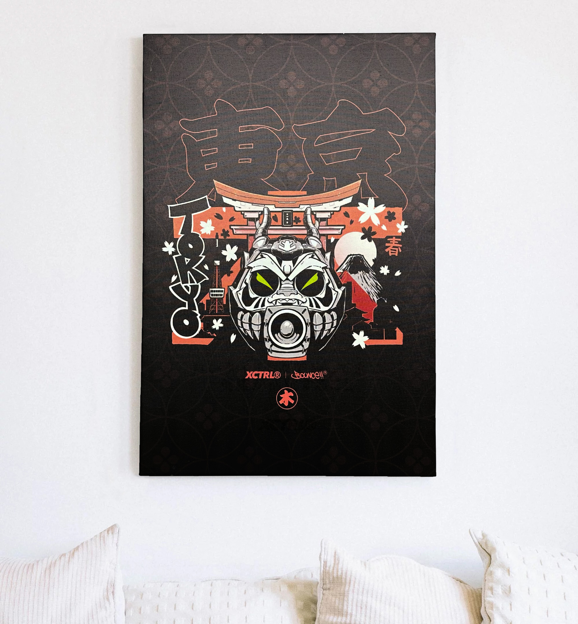 XCTRL® x BOUNCE 東京春達摩龍掛畫
