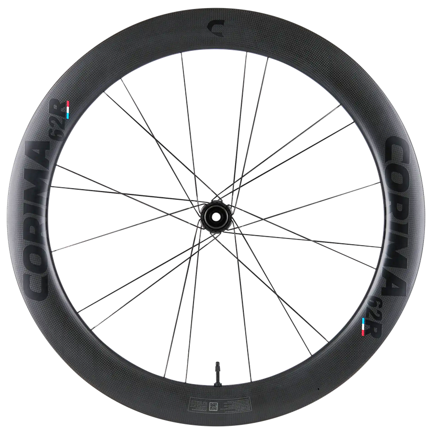 CORIMA 62R 28' 700C 20SP TUBELESS TC TA DX - MATT BLACK