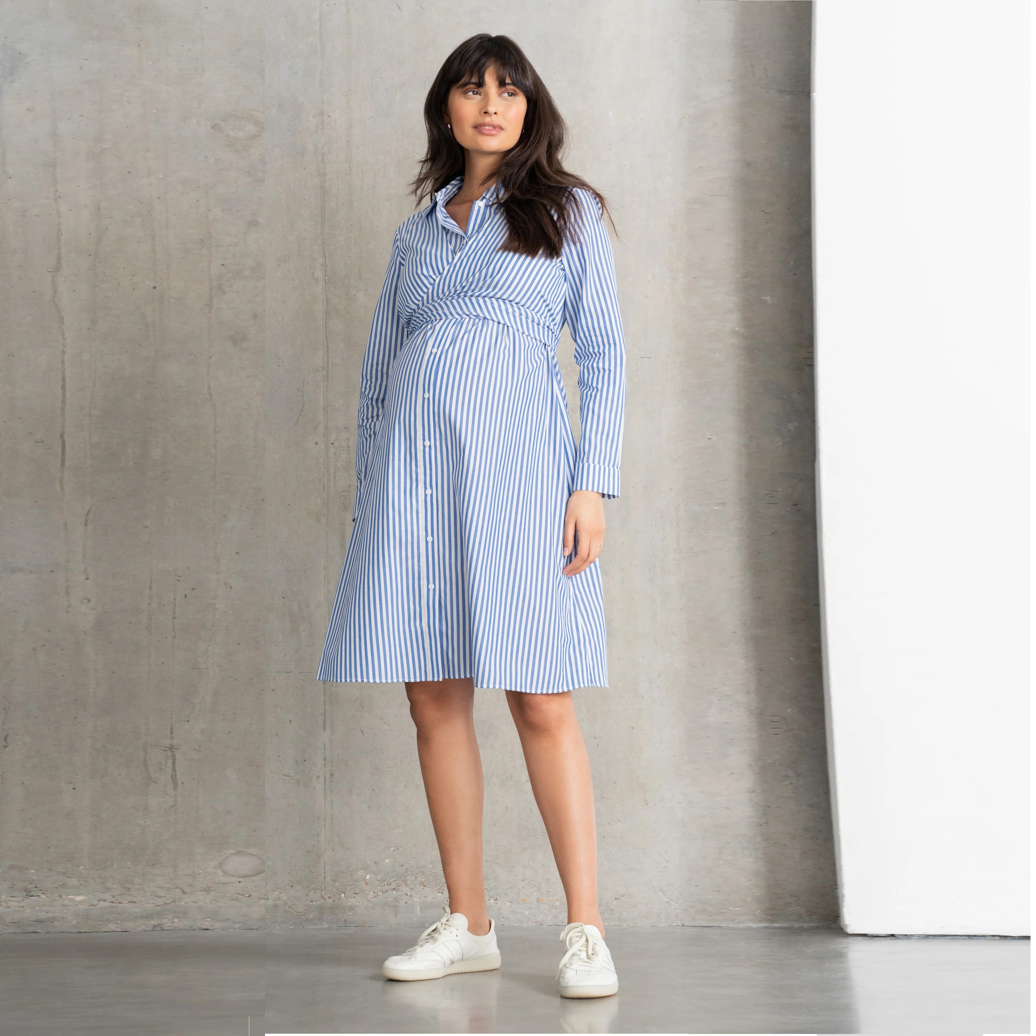 Seraphine - ARIADNE Midi Wrap Nursing Shirt Dress