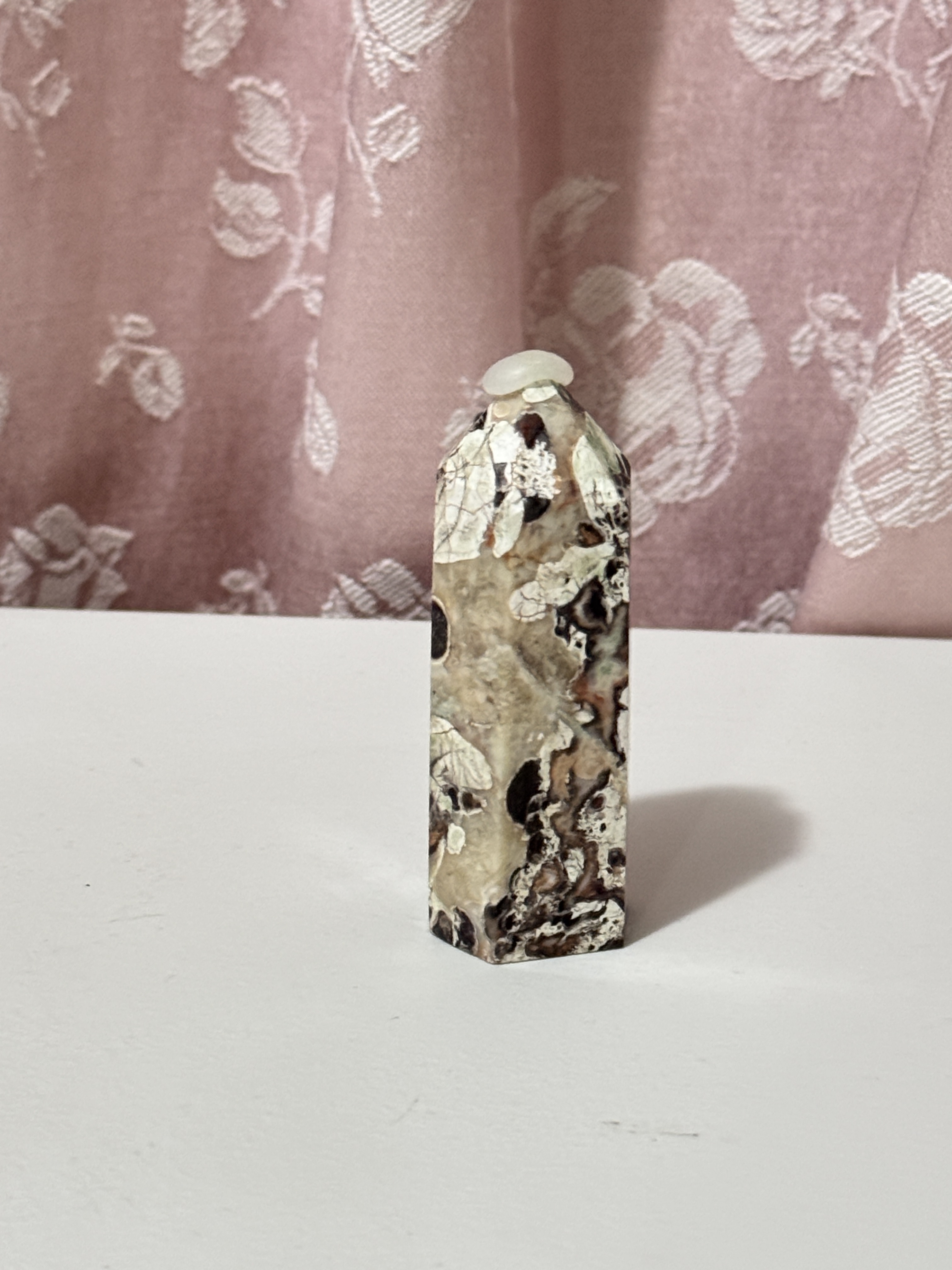 💎🌊 Orbicular Jasper Crystal Tower (Ocean Jasper) – St