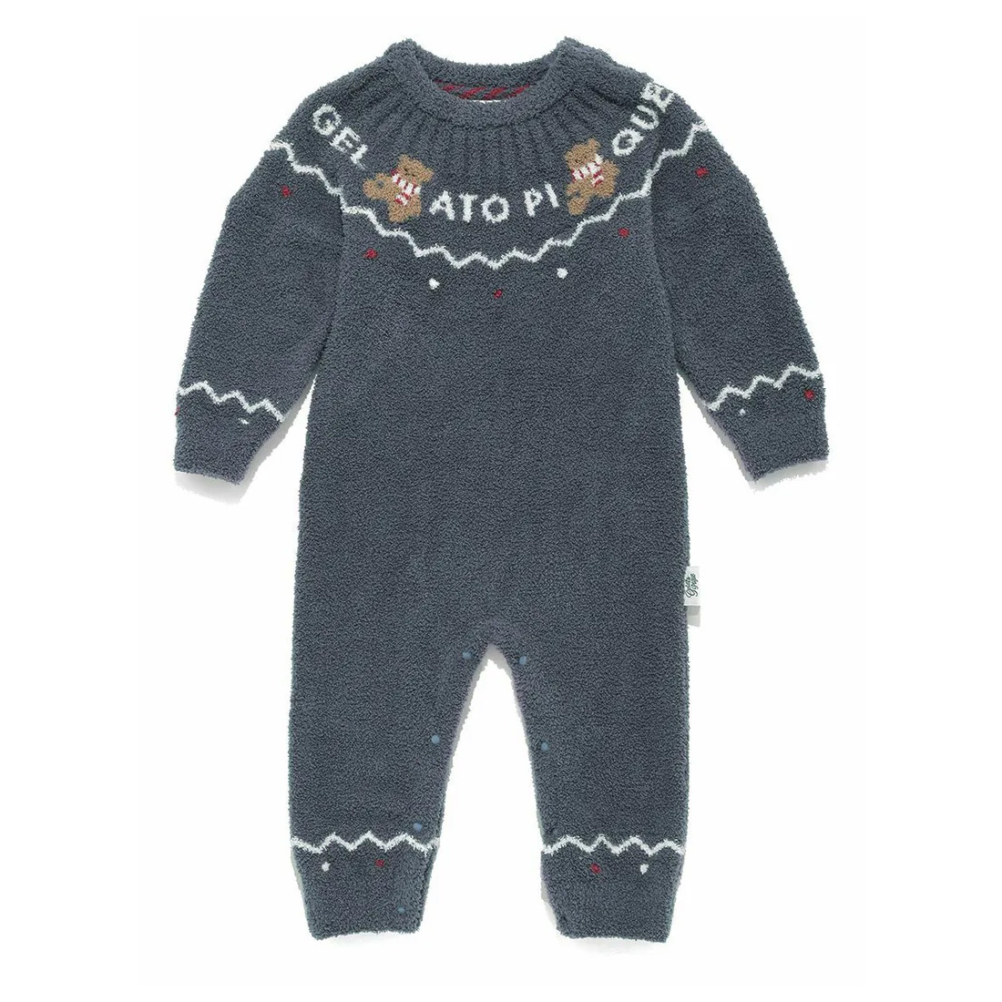 【gelato pique】【BABY】Baby Moco小熊針織連身褲 PBNO245169