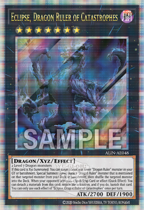 ALIN-AE048 (UR/QCSE)Eclipse, Dragon Ruler of Catastroph