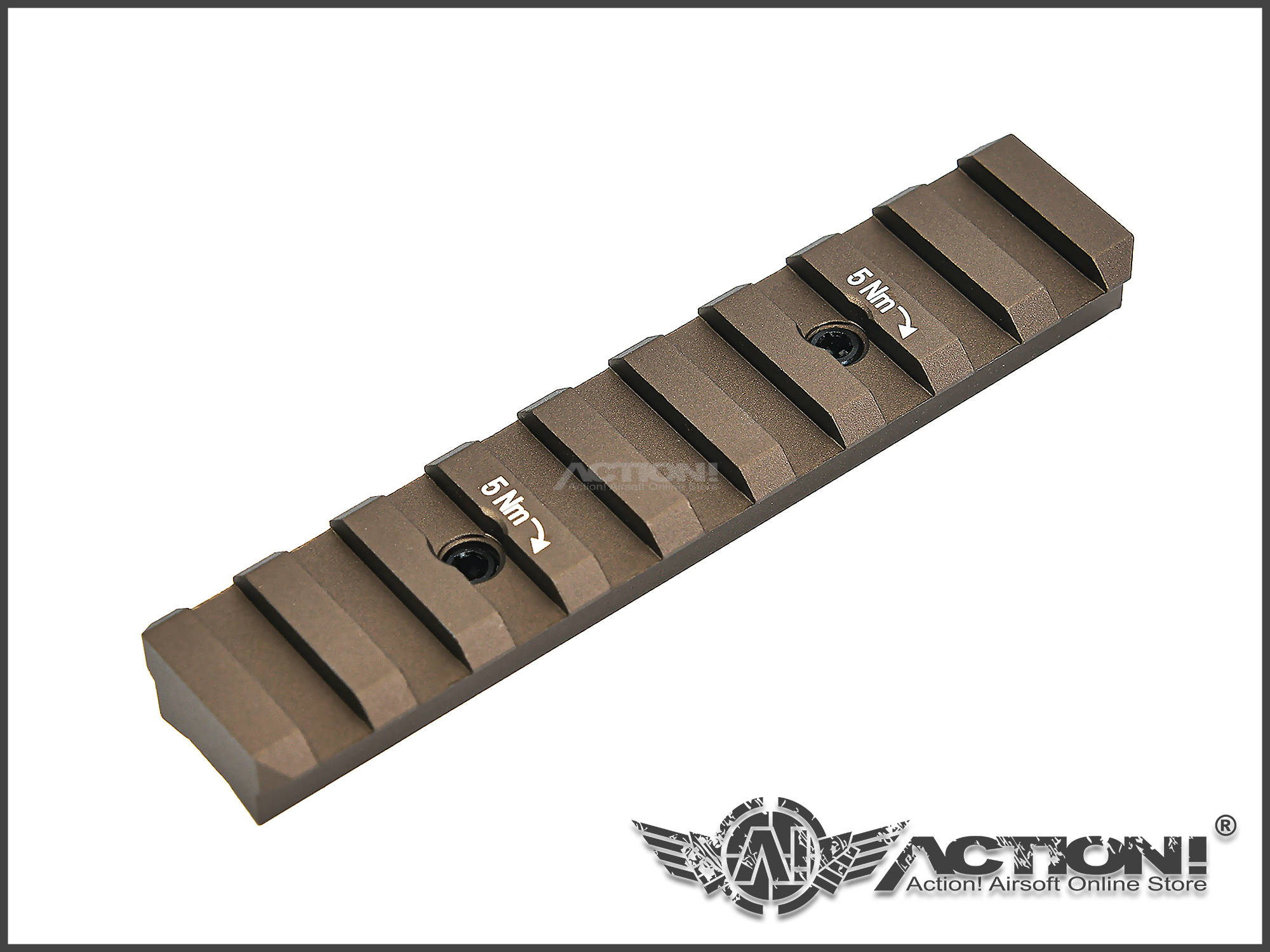 TASK FORCE - HKey 鋁合金 軌道片 /9格 長版 /沙色 (HK416A7 /G95 樣式配件