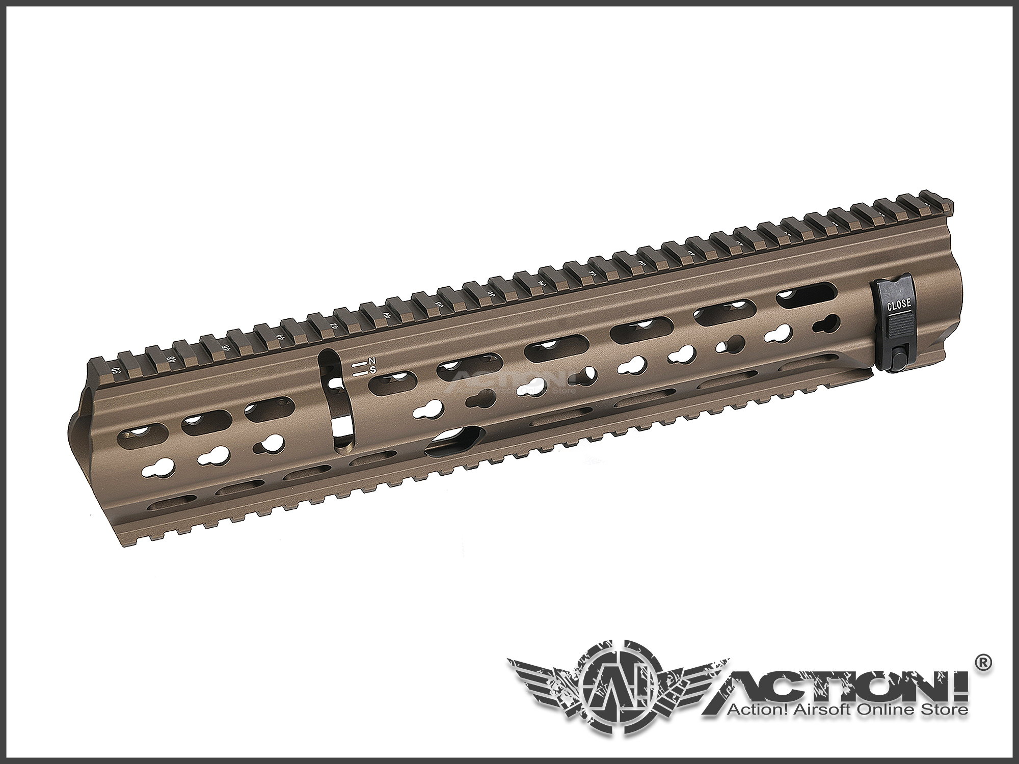 TASK FORCE - G95 14" HKey 戰術護木 軌道系統 /快拆組裝 /沙色 (VFC/Umar