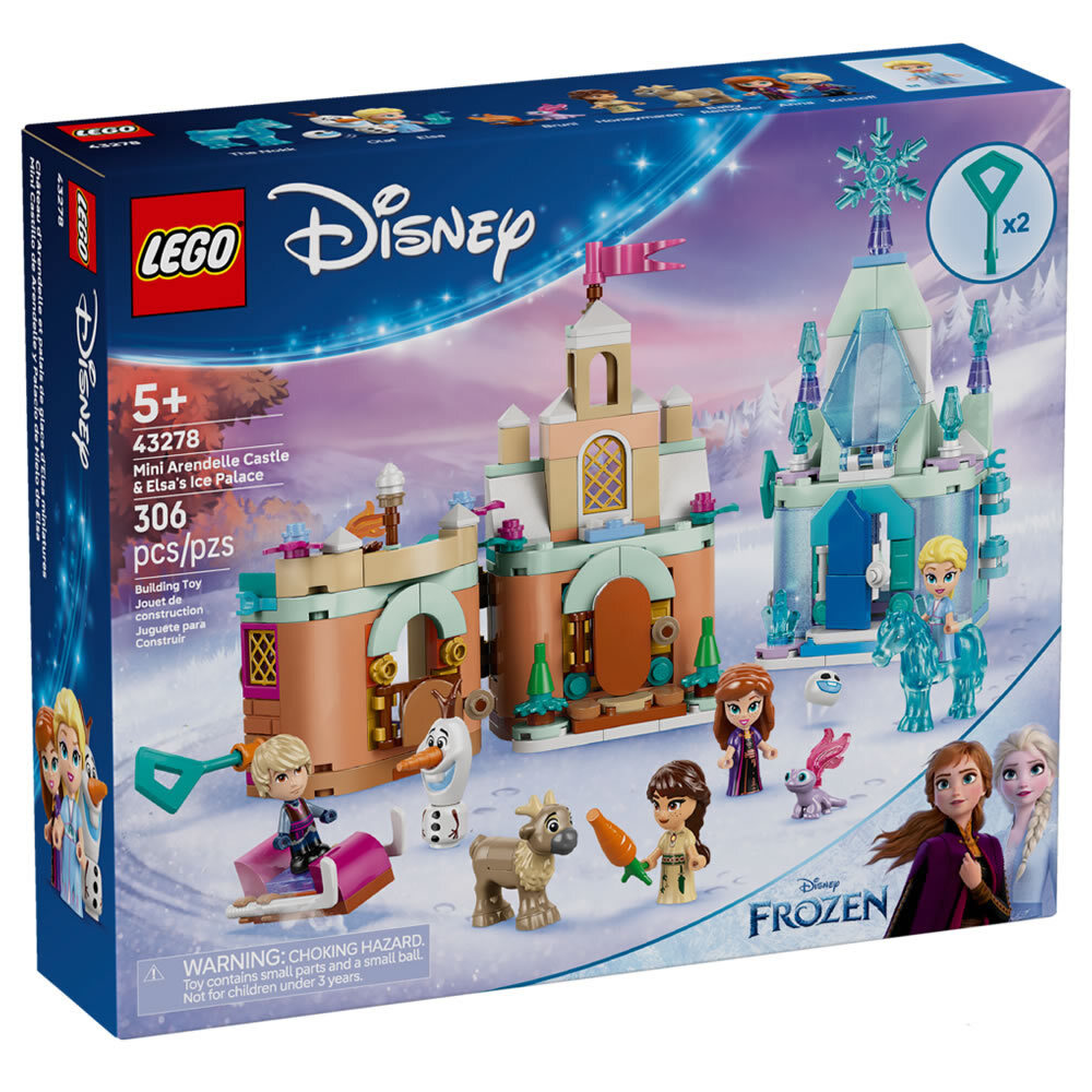 LEGO 43278 樂高積木 43278 Disney 迪士尼系列 - 迷你艾倫戴爾城堡和艾莎的冰雪宮殿
