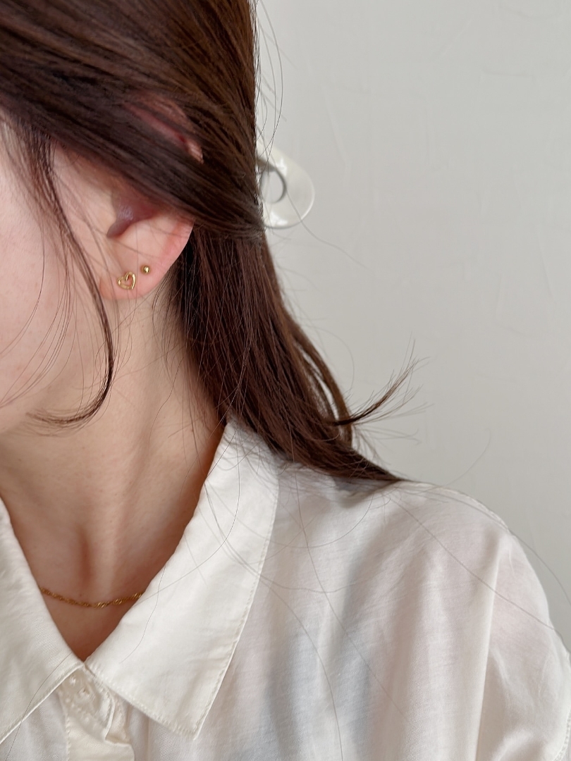 SS heart frame pierce | none tw