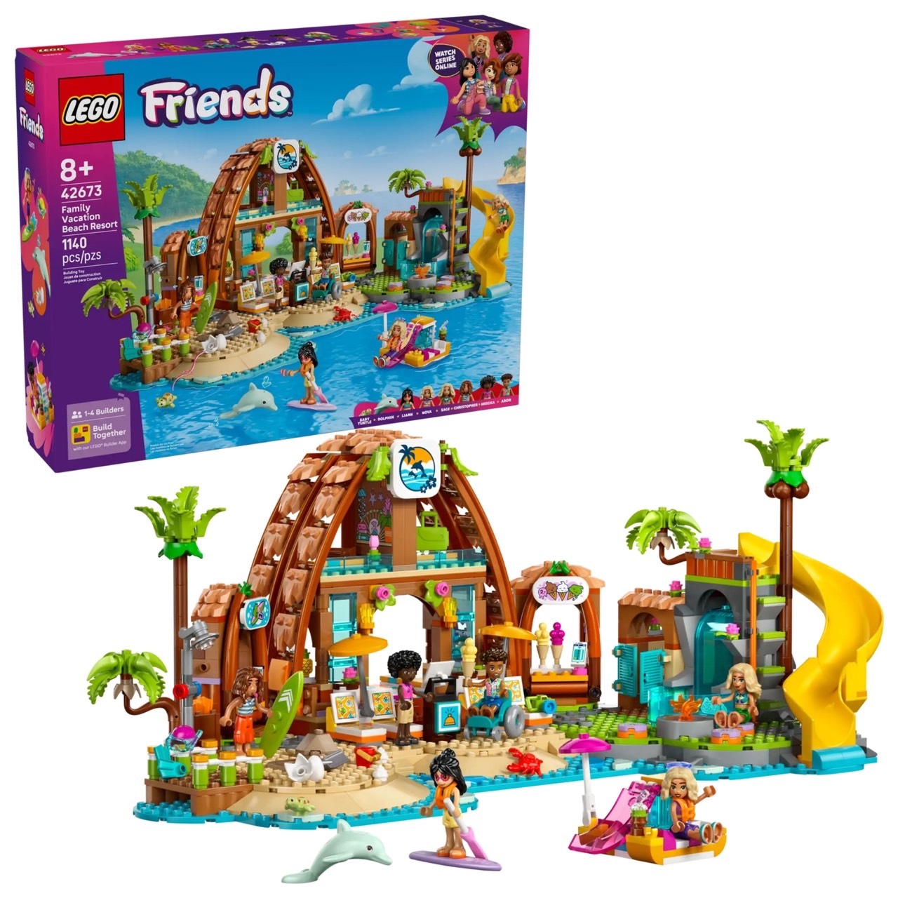 LEGO 42673 家庭假期海灘度假村 LEGO® Friends系列
