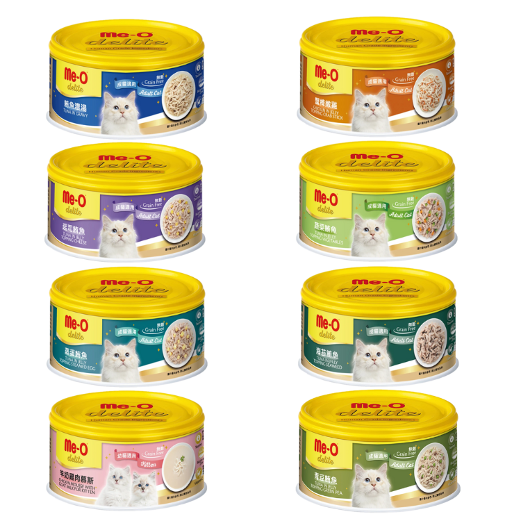 (箱購) Me-O 小確幸貓罐 多口味_80gX24入/箱