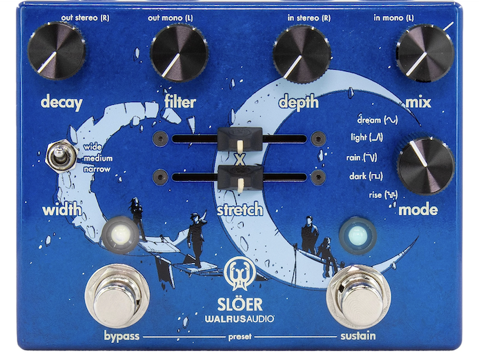 Walrus Audio SLOER Stereo Ambient Reverb 混響效果器