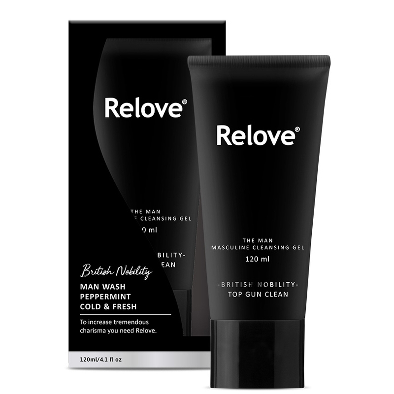 RELOVE - 男性私密潔淨凝露120ml｜英倫紳士(涼感)