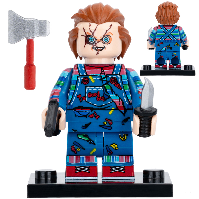 Chucky Custom Minifigures Minifigs Fit Lego WM2892