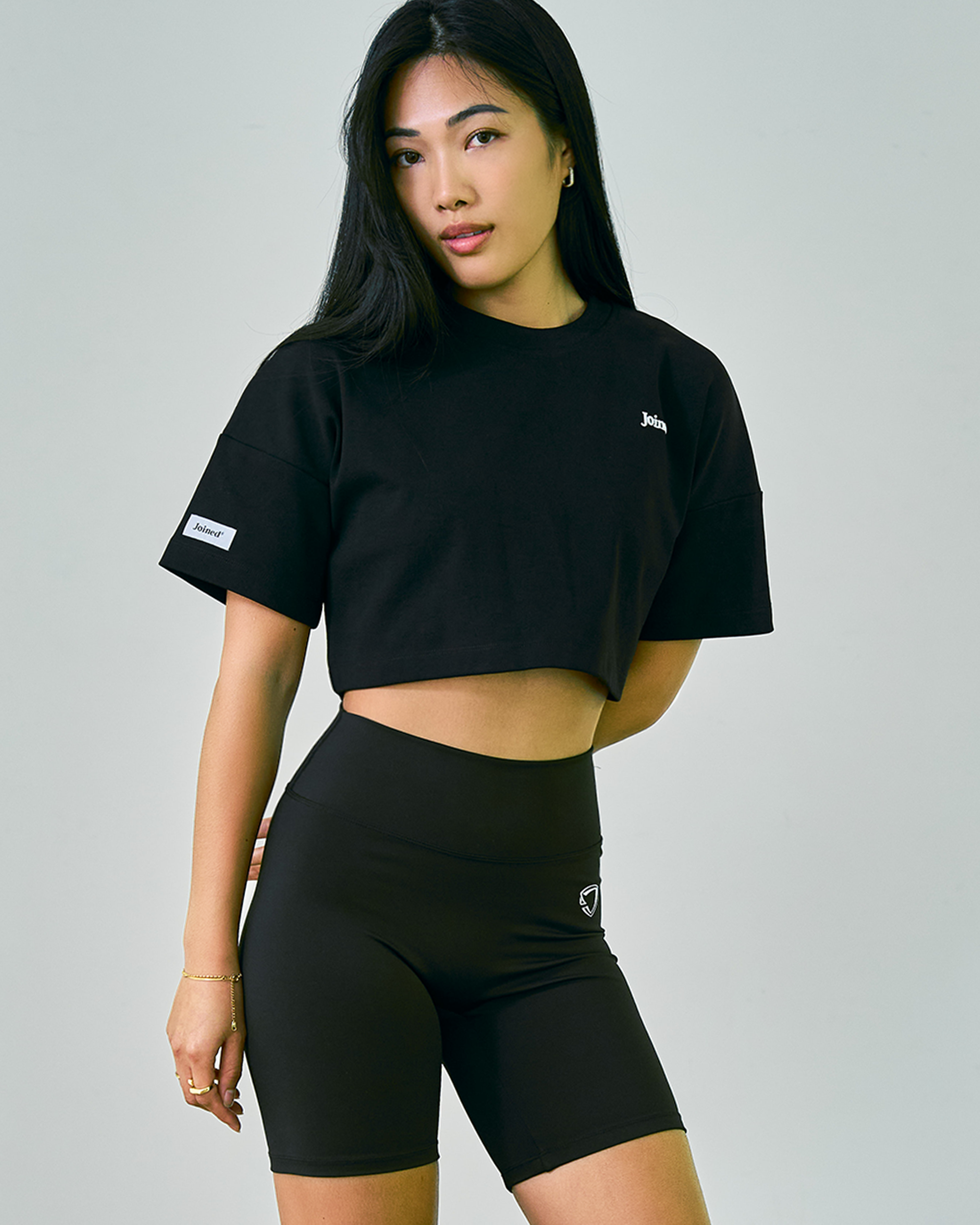 Joined® M-Life Oversized 短版上衣【黑】