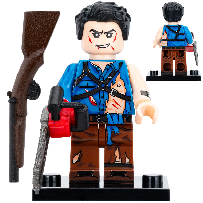 Ash Williams Custom Minifigures Fit Lego WM2897