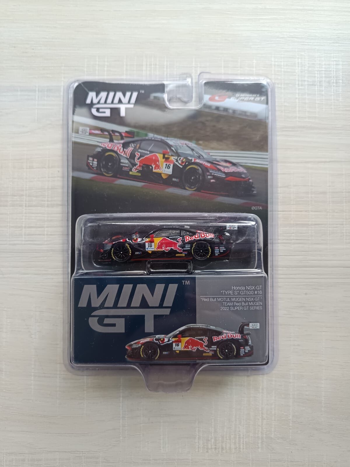 MINI GT #848 Honda NSX-GT "Type S" GT500 #16 "Red Bu...