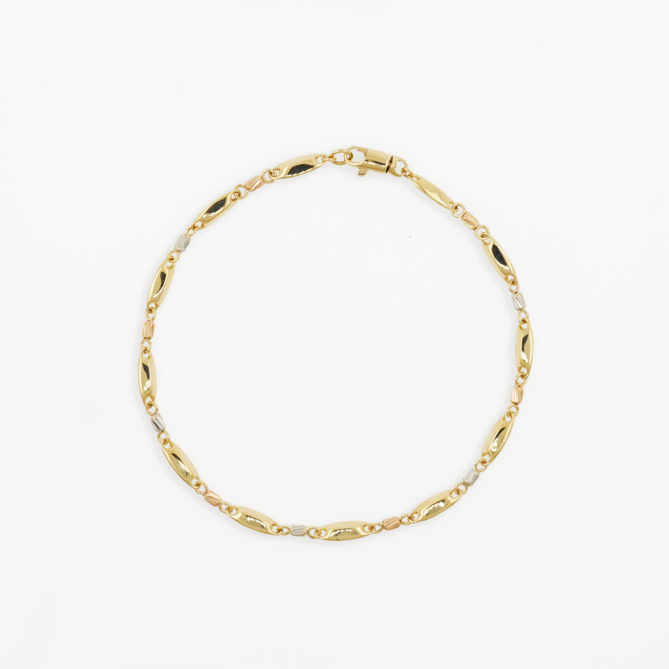 Tri-Color-Razo-Chain-Bracelet