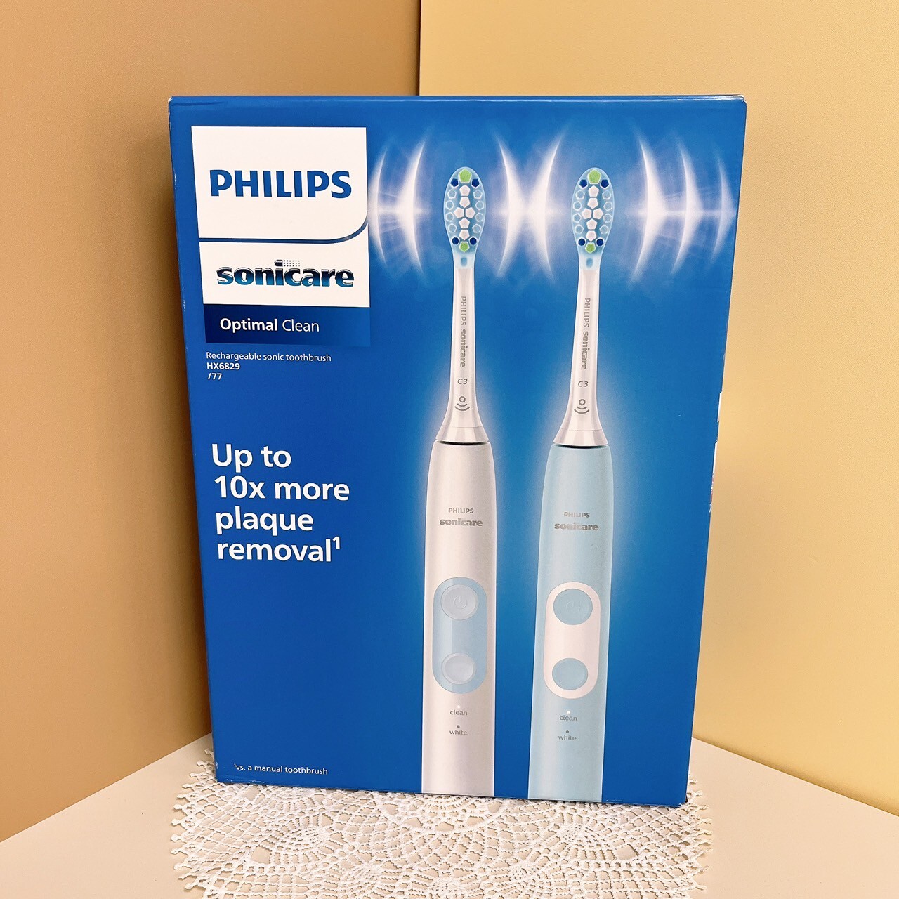 【現貨】Philips 飛利浦 Sonicare 新版 音波電動牙刷 2入 (HX6829/77)