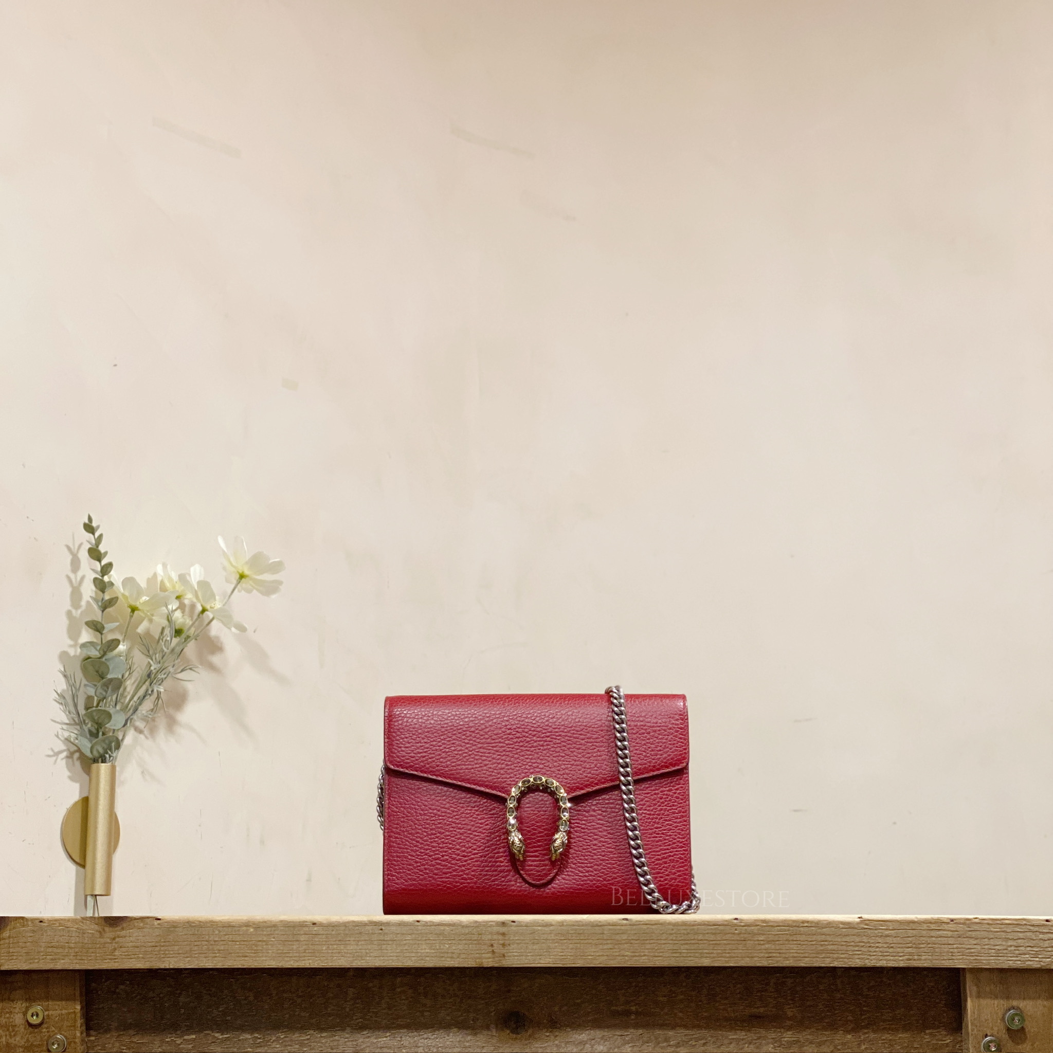 [Pre-owned] Gucci dionysus woc Red/ silver