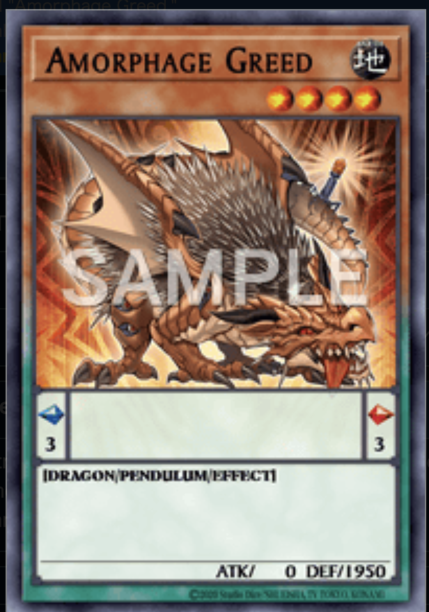 CR03-AE155 Amorphage Greed