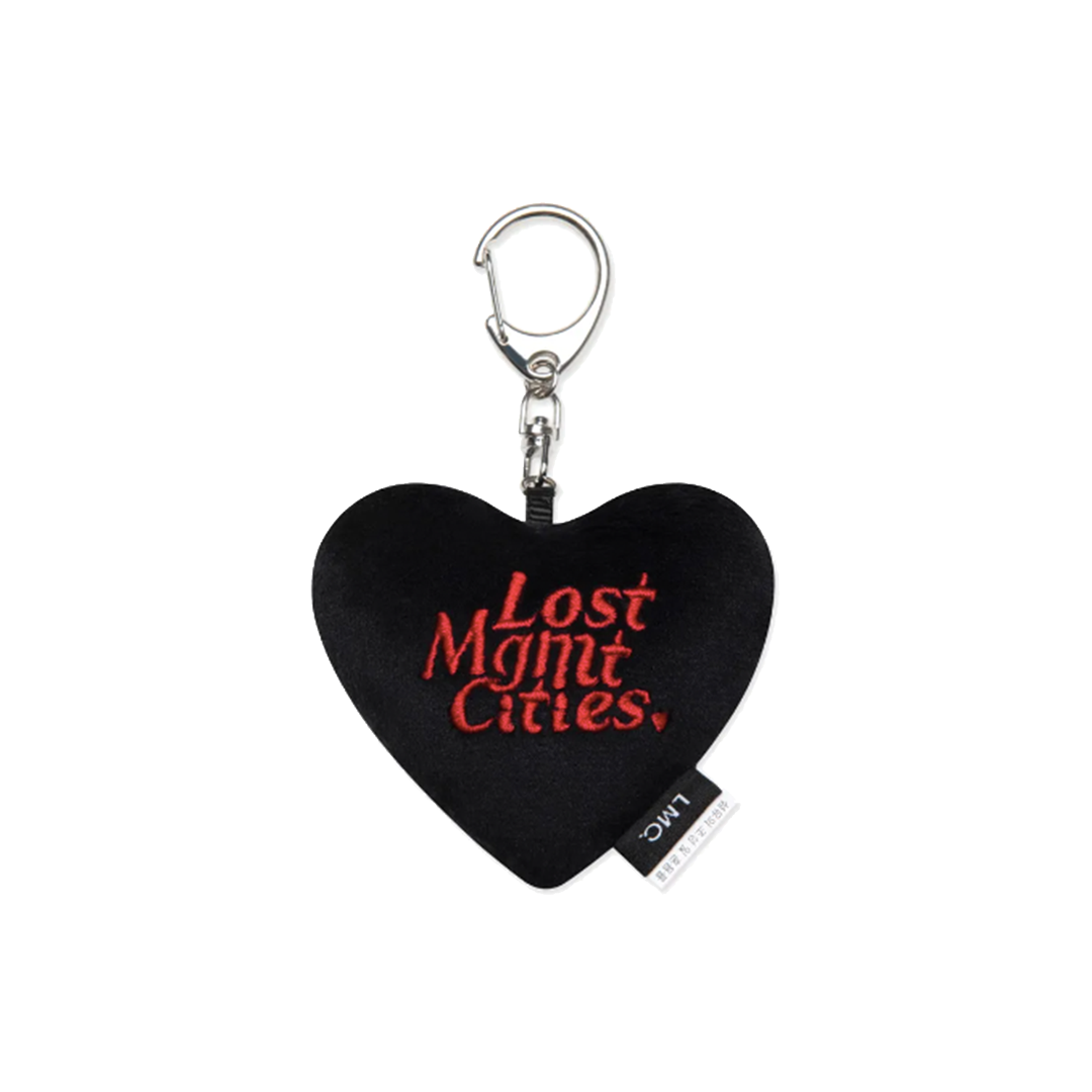 LMC HEART TYPO CUSHION KEYRING 愛心鑰匙圈 | FLOMMARKET