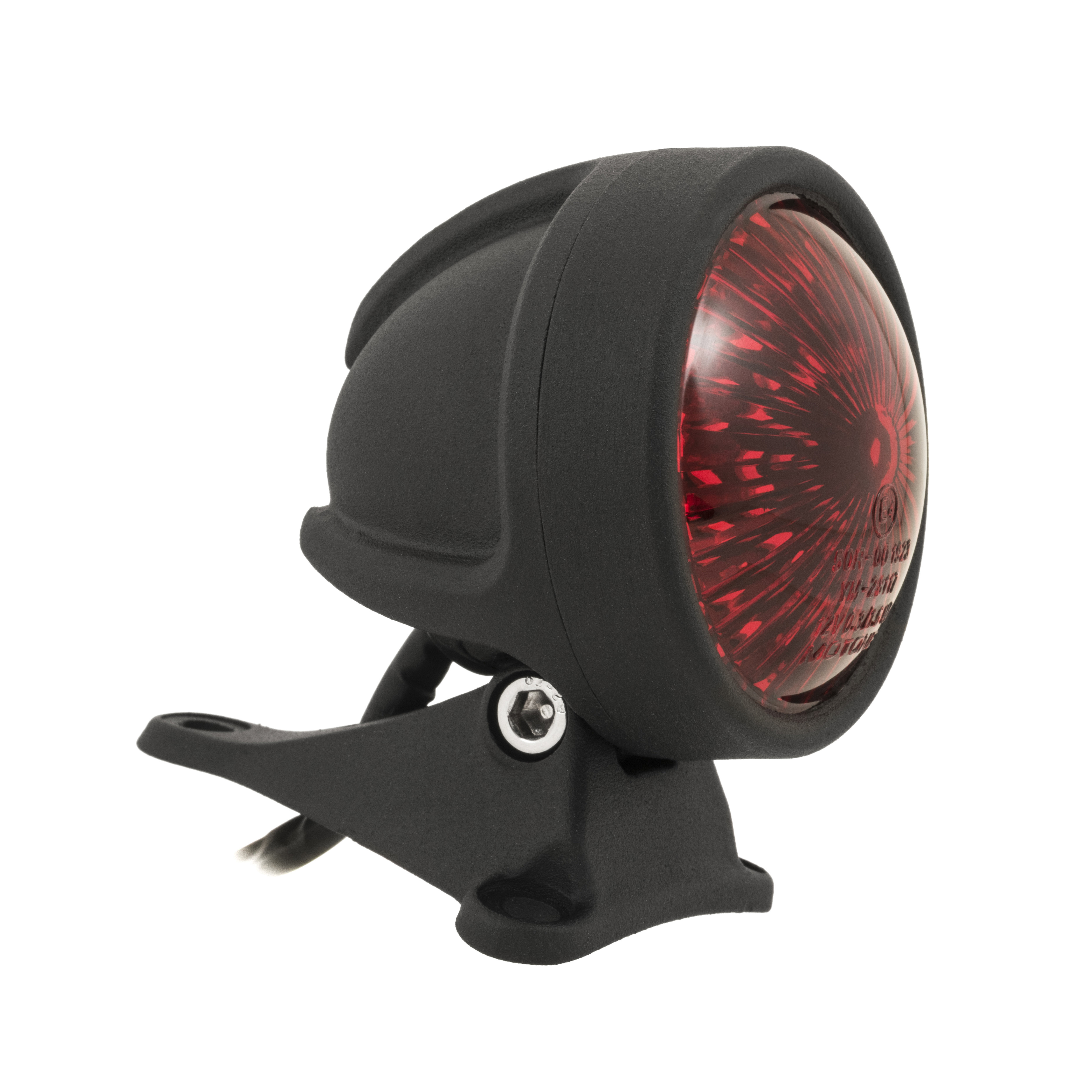 Motone Reprobate Tail Light - LED - MATTE KRACKLE BLACK