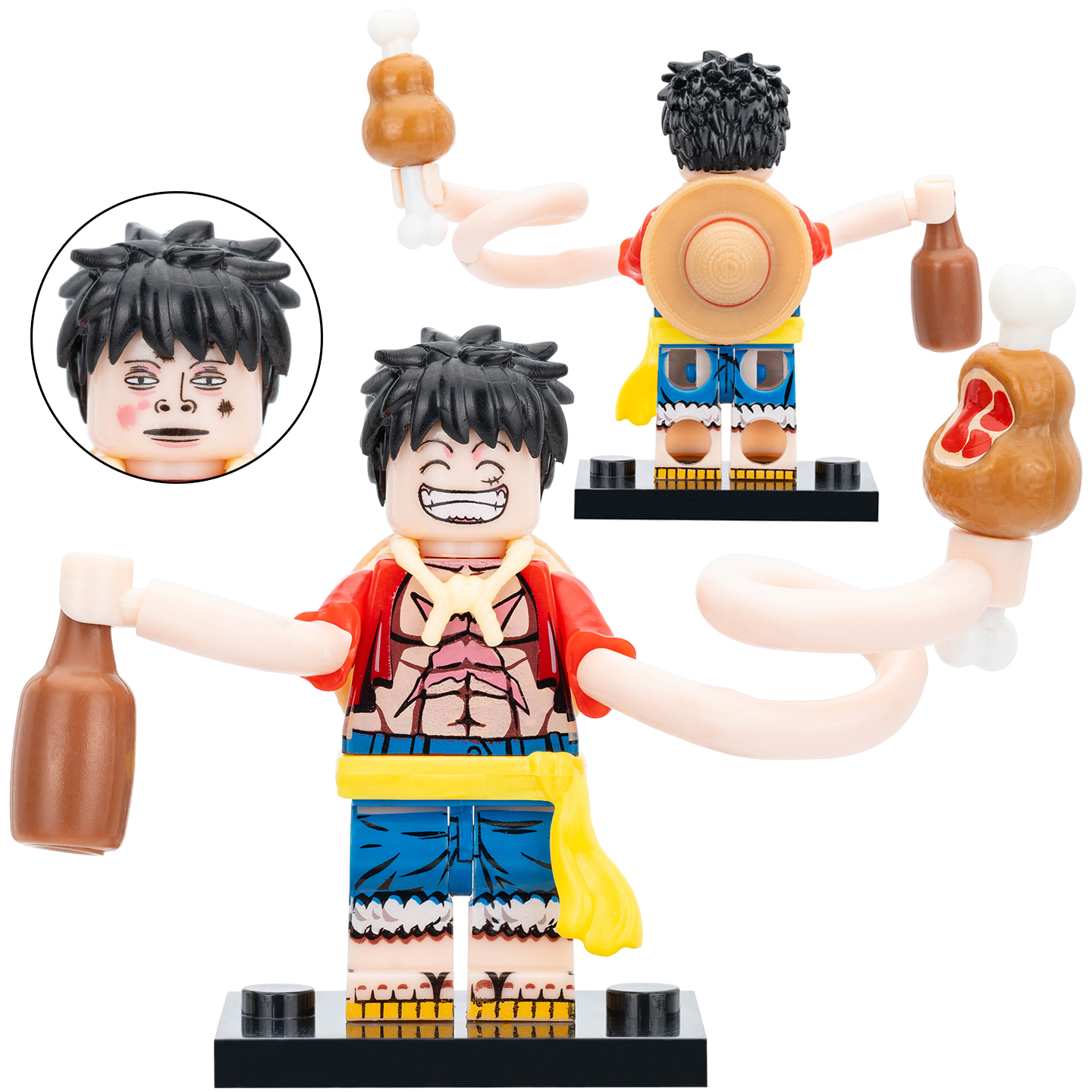 One Piece Luffy Custom Minifigures Fit lego DY602S
