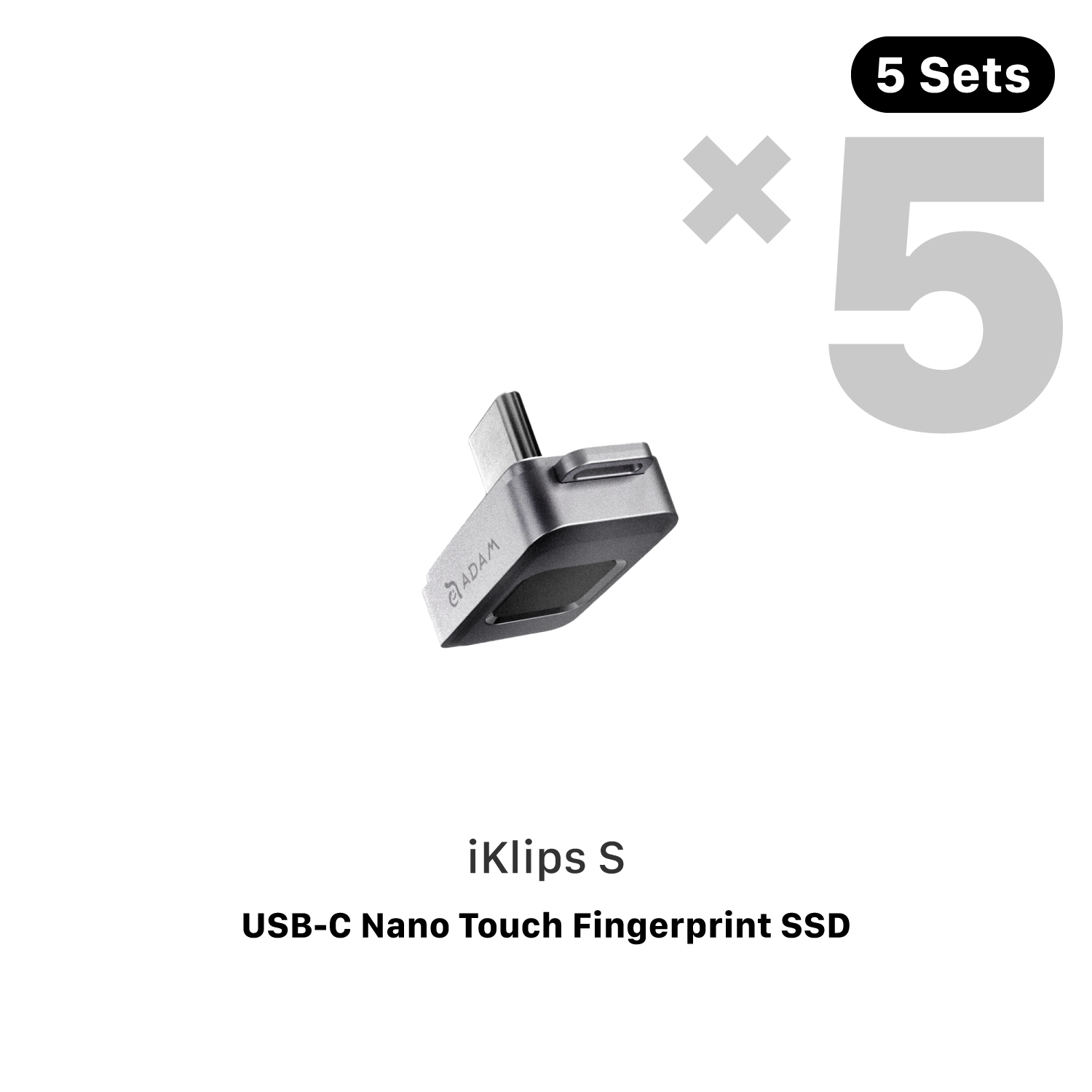 iKlips S USB-C Nano Touch Fingerprint SSD