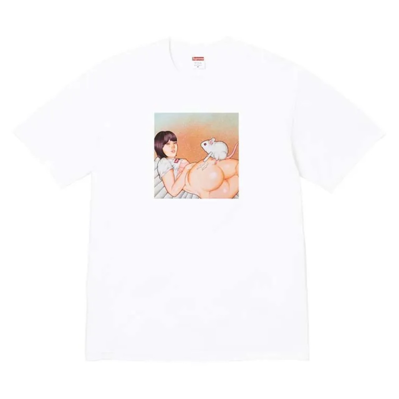25SS Supreme Mouse Tee 白色