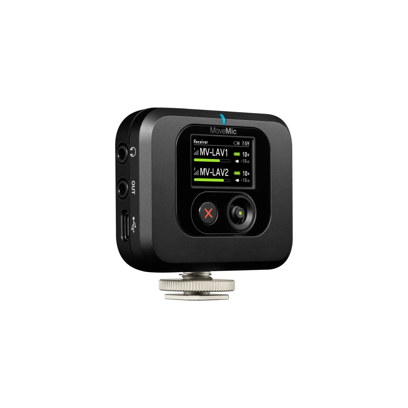 Shure MoveMic Two Receiver Kit Two-Channel Wireless Lav