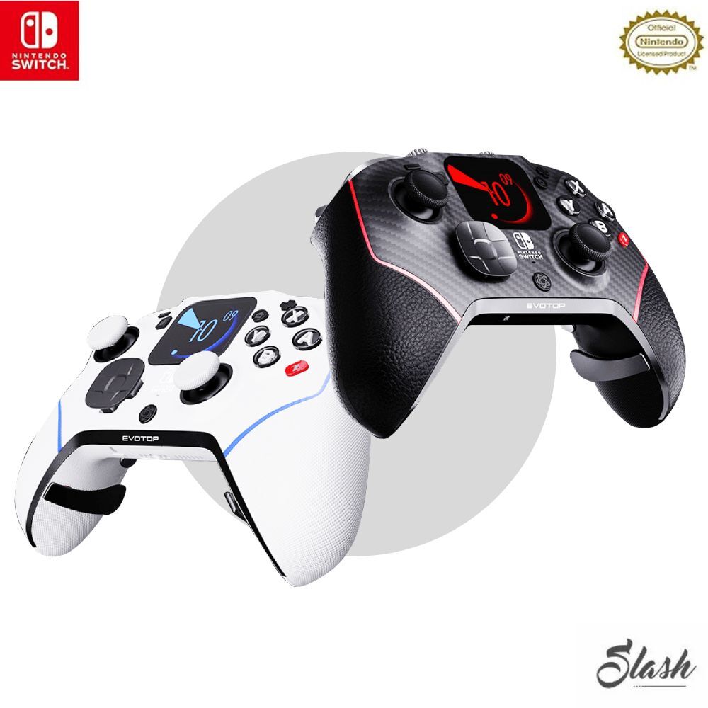 Zuiki EVOTOP 無線遊戲控制器｜UWB 超低延遲｜觸控螢幕｜支援 Switch/PC