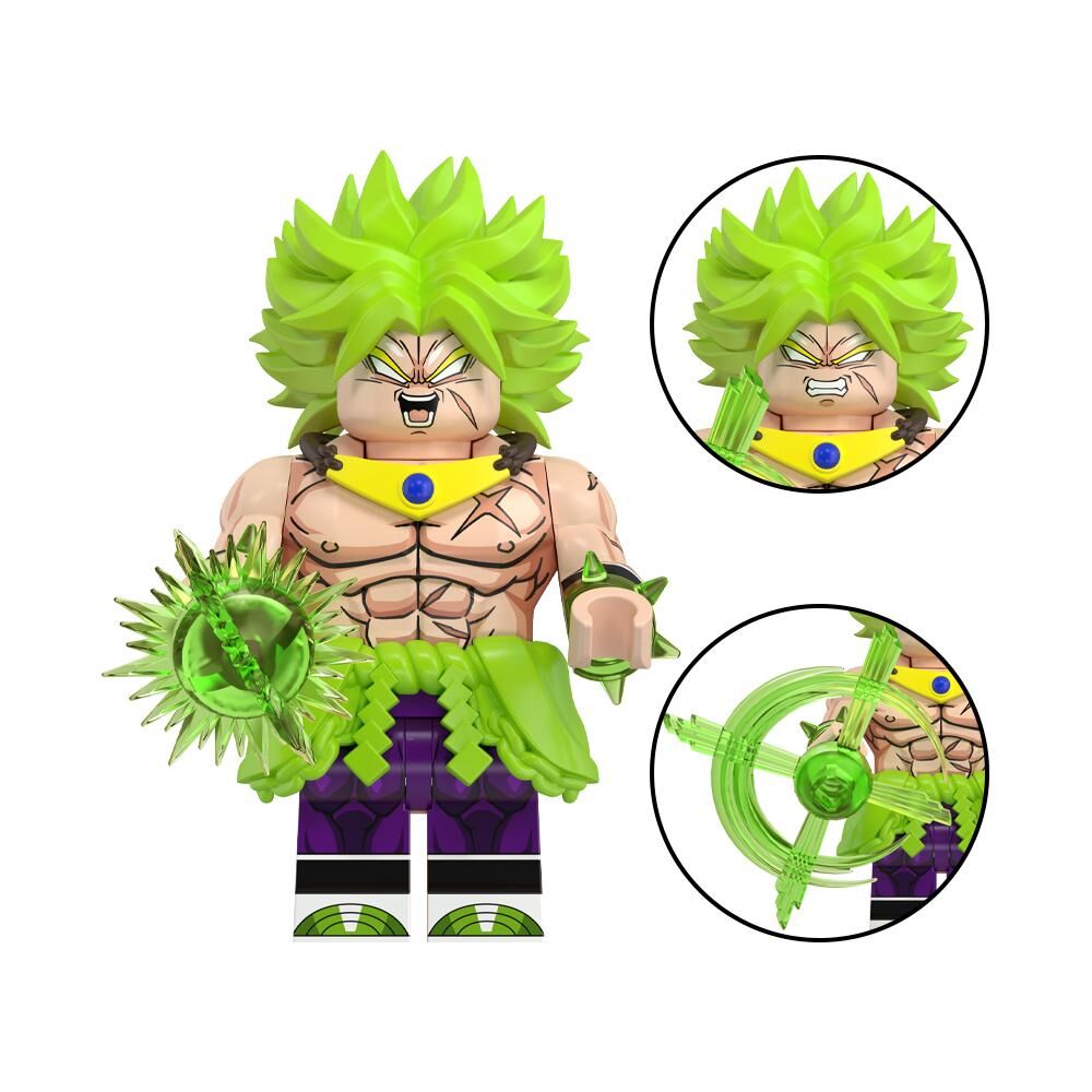 Dragon Ball Broly Custom Minifigures Fit Lego DZ0013