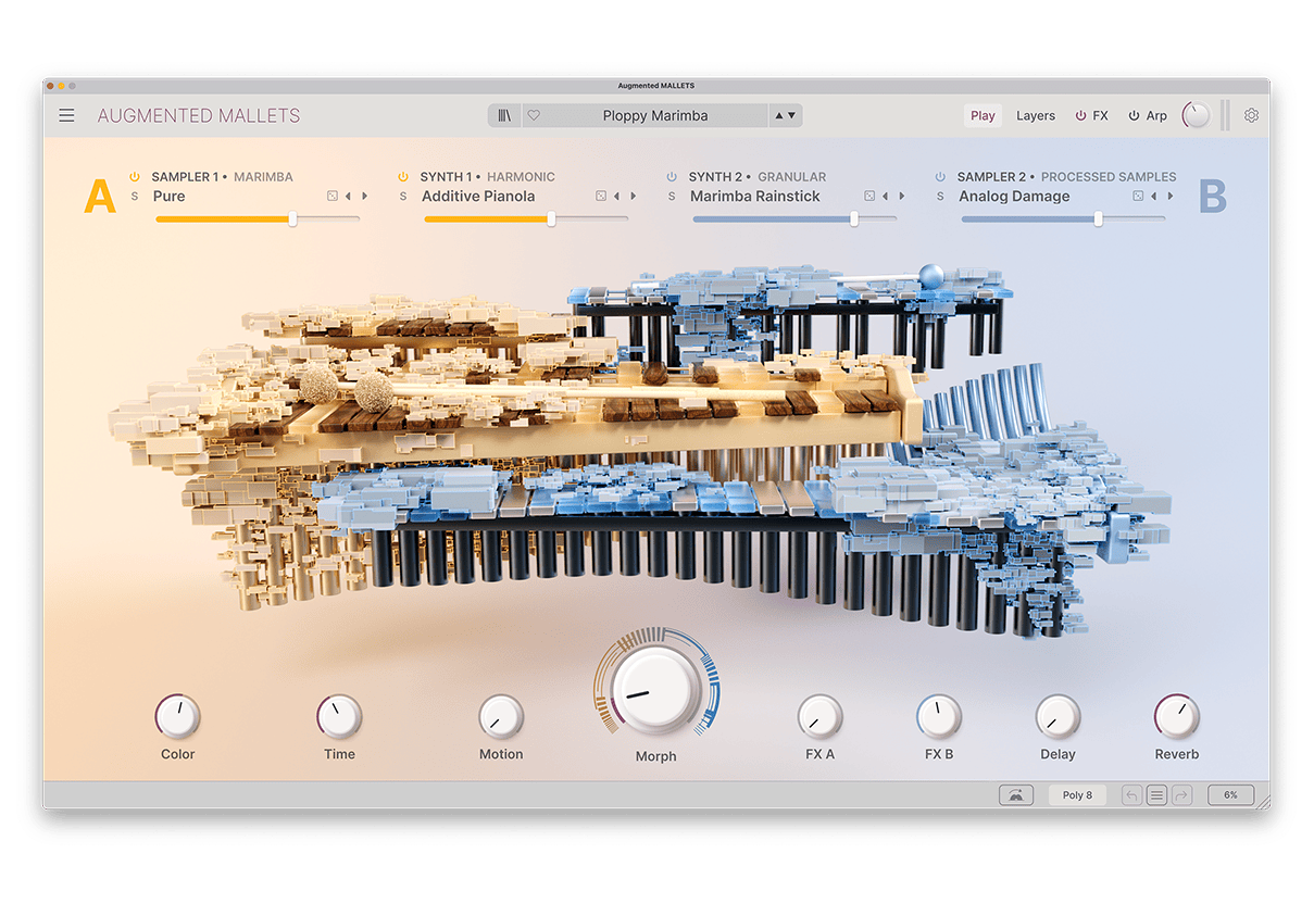 Arturia Augmented MALLETS 原聲樂器音色Plugins (序號下載版)
