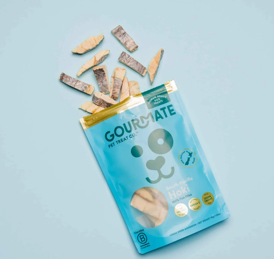 Gourmate｜深海鱈魚塊凍乾 (犬貓可食) 45g / 輕盈高蛋白．Omega-3補給站
