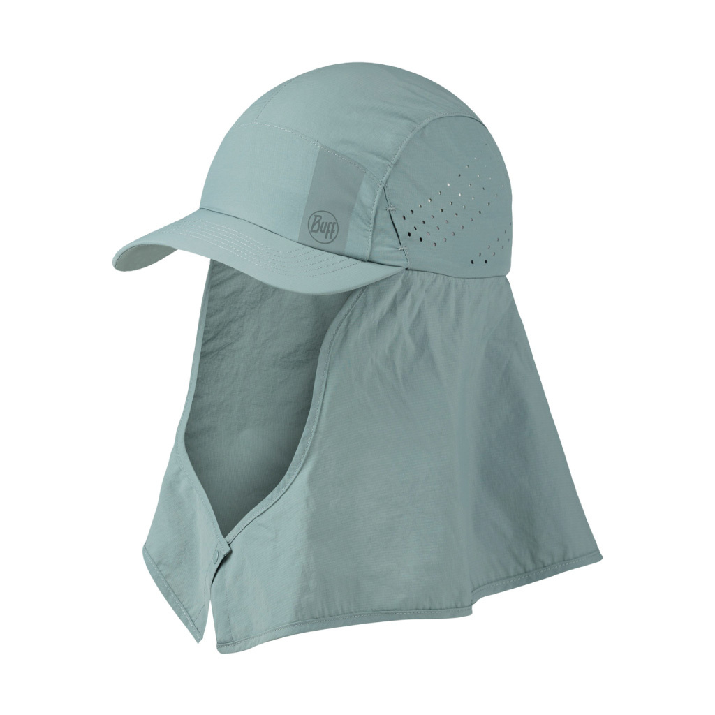 RUN｜BUFF Desert Cap - Solid Flint 戶外防曬透氣運動帽