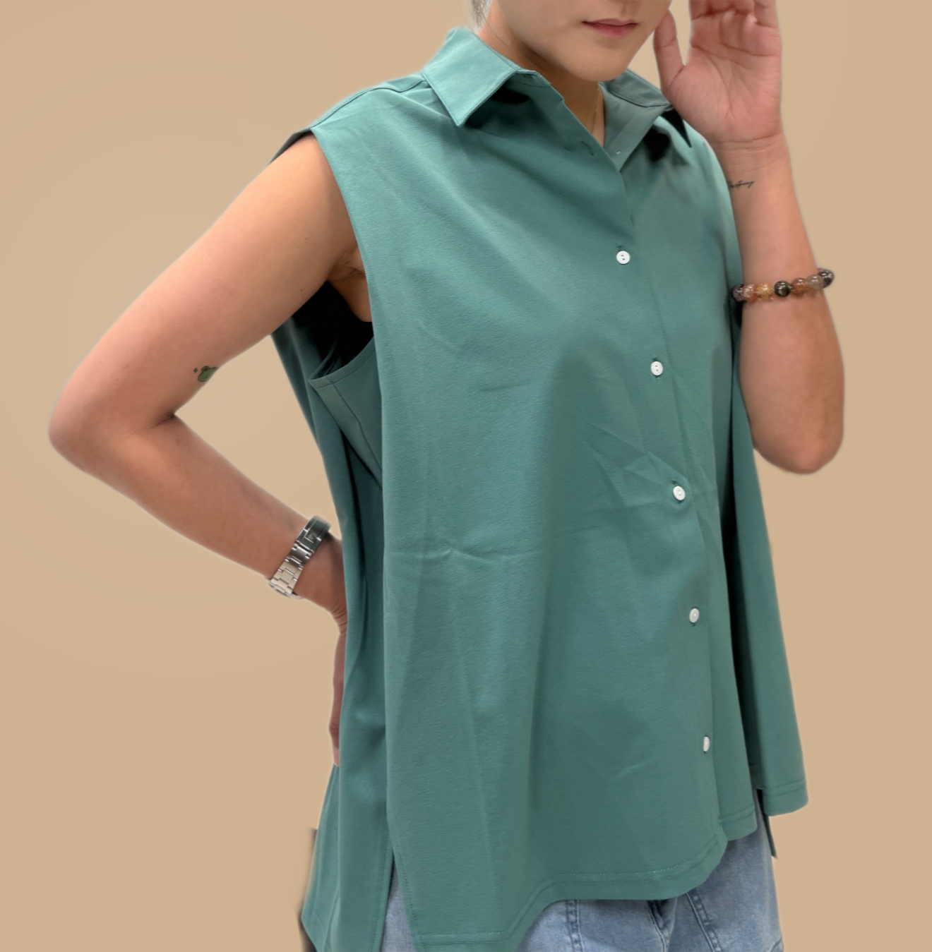 t869 - Circle Stretch Blouse