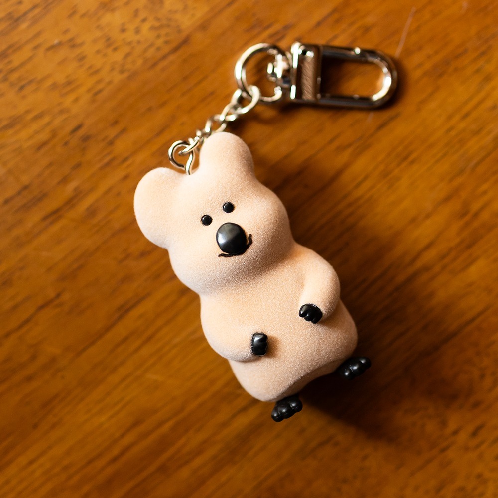 [Dinotaeng] QUOKKA FLOCKING KEYCHAIN (鑰匙圈)