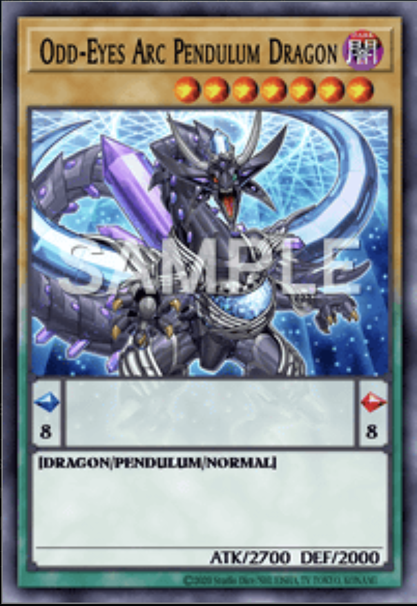 CR02-AE028 (SR)Odd-Eyes Arc Pendulum Dragon