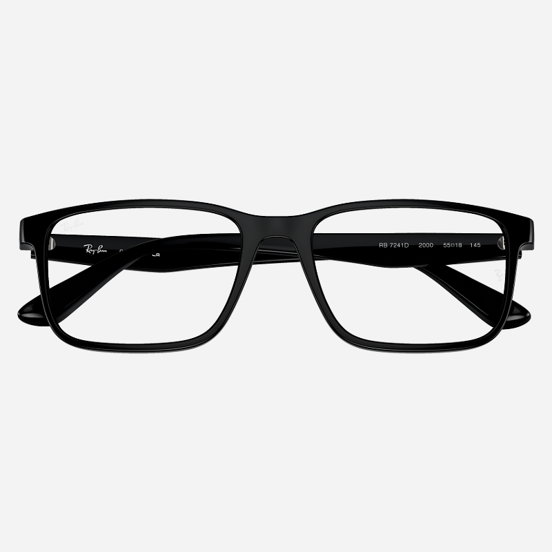 Ray-Ban RB7241D 都會經典款眼鏡框｜極簡設計 × 舒適配戴的質感首選