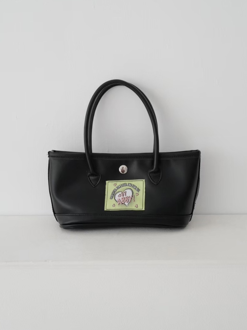 Bonjour Bag 真皮手提小包 - 經典黑