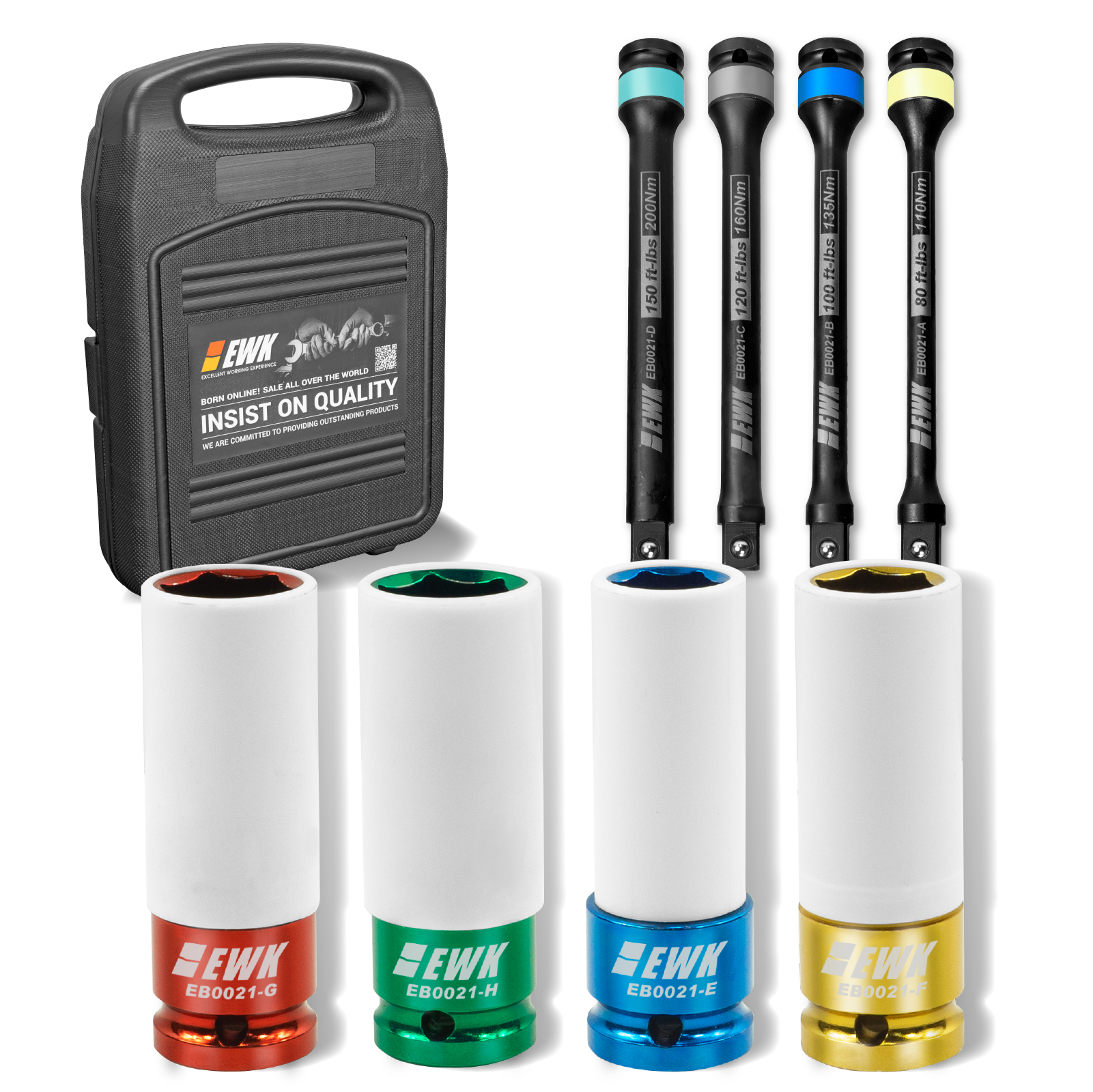 1/2" Impact Nut Socket & Torque Limiting Stick | EWK