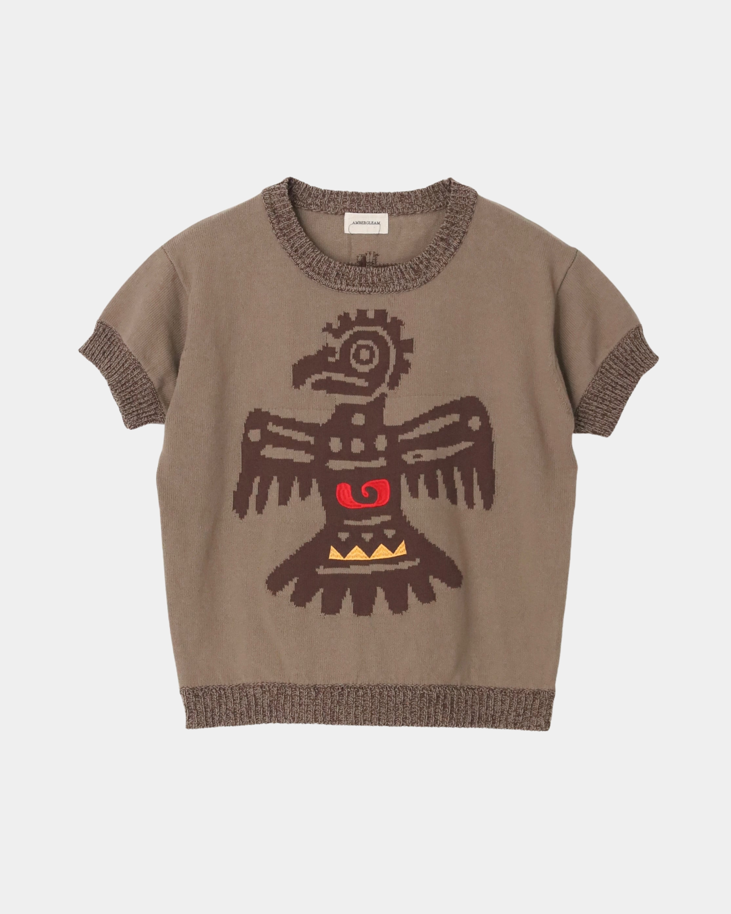 AMBERGLEAM - Cotton Art Summer Knit / Greige